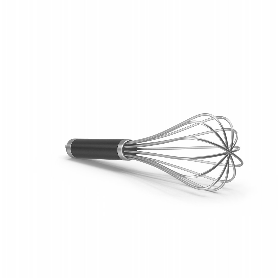 3D Kitchen Black Whisk - TurboSquid 2030090