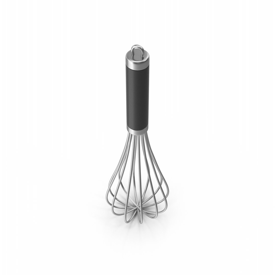 3D Kitchen Black Whisk - TurboSquid 2030090