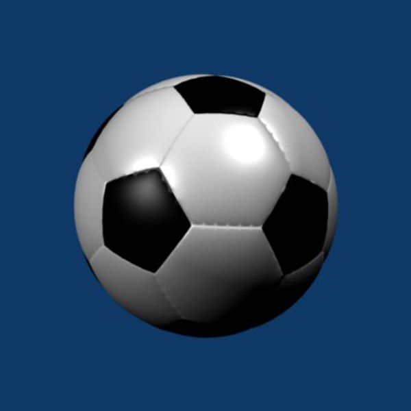 realistic soccer ball soccerballs 3d model