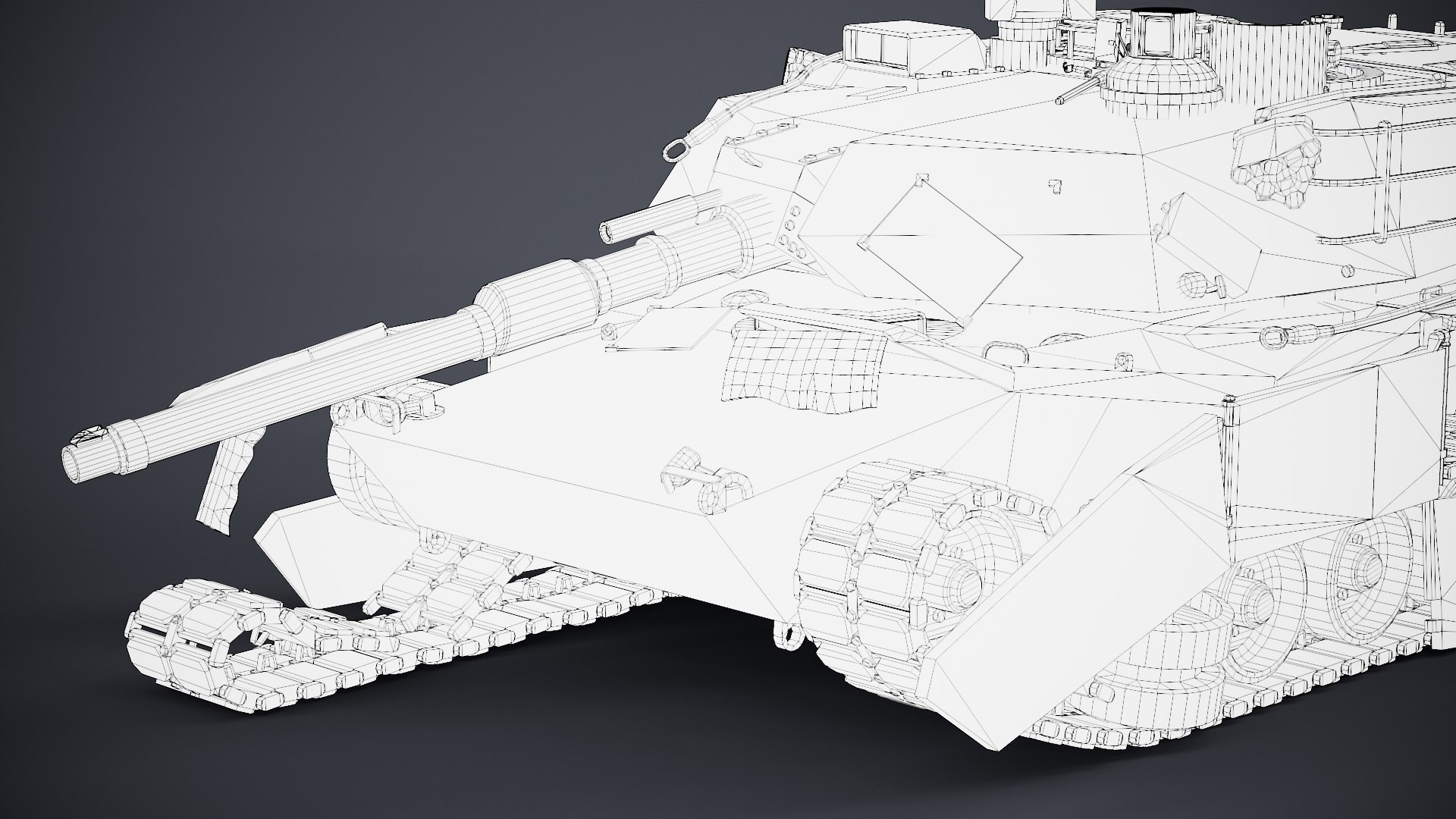 3D model M1 Abrams Destroyed - TurboSquid 2161220