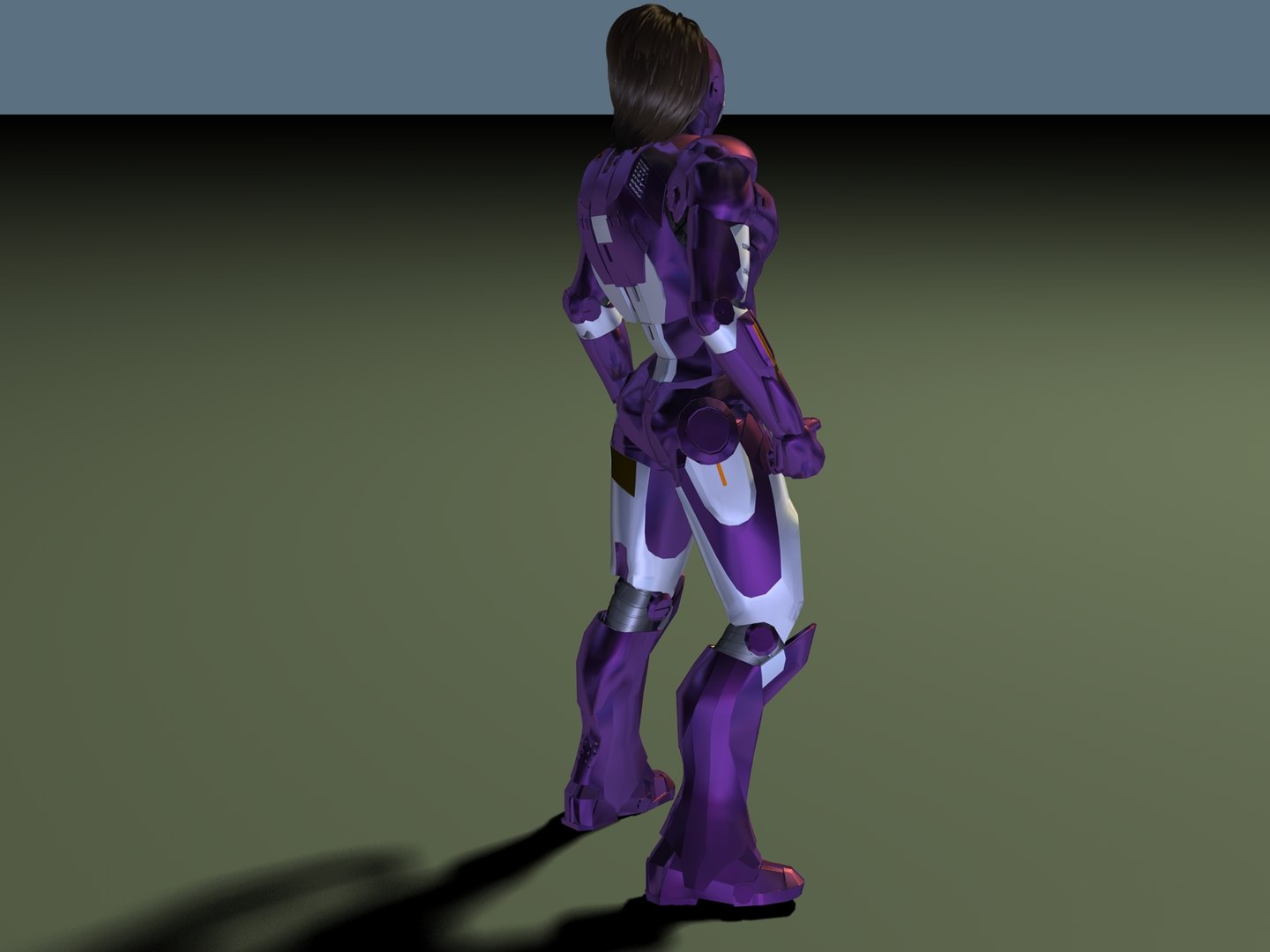 3d Iron Woman Model