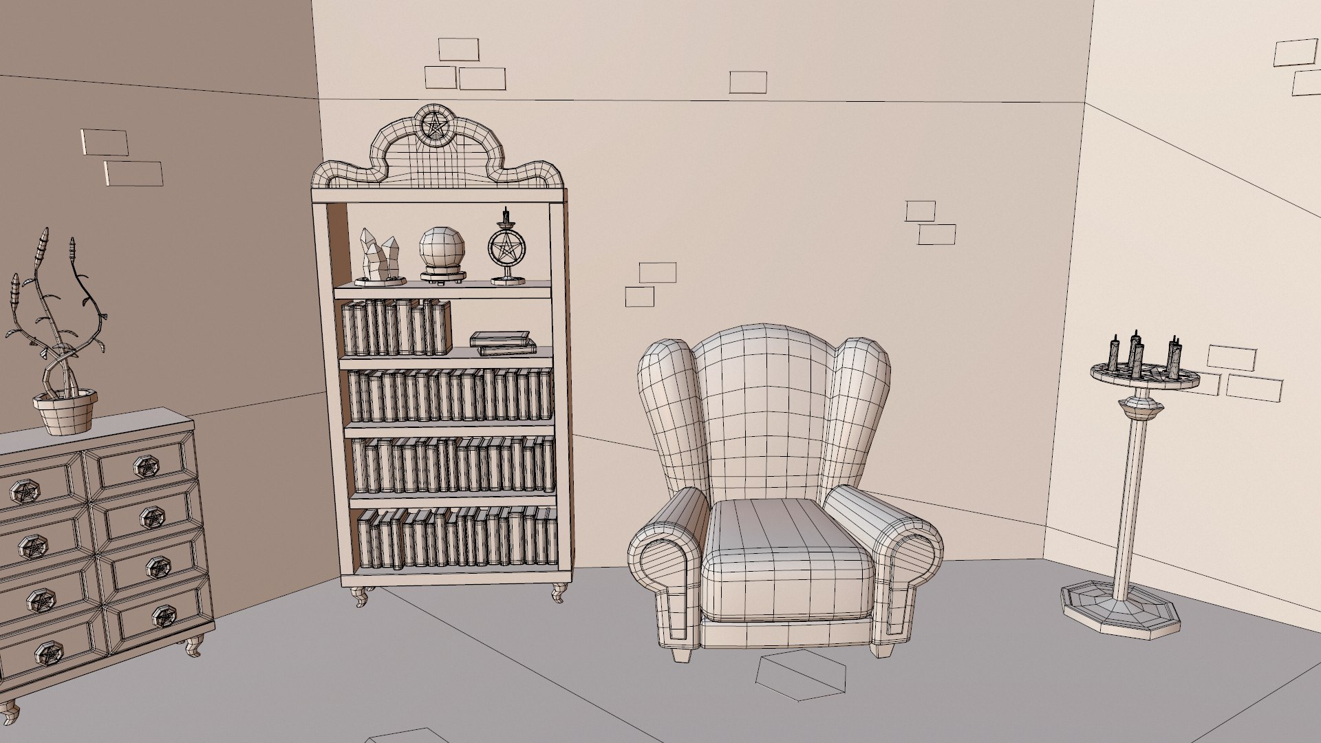 3D Model Magic Room - TurboSquid 1676349