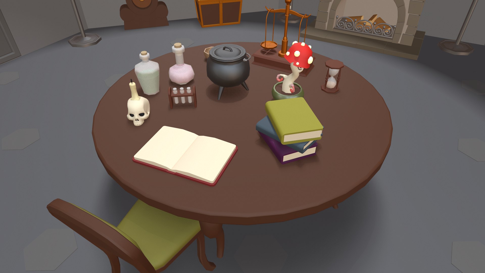 3D Model Magic Room - TurboSquid 1676349
