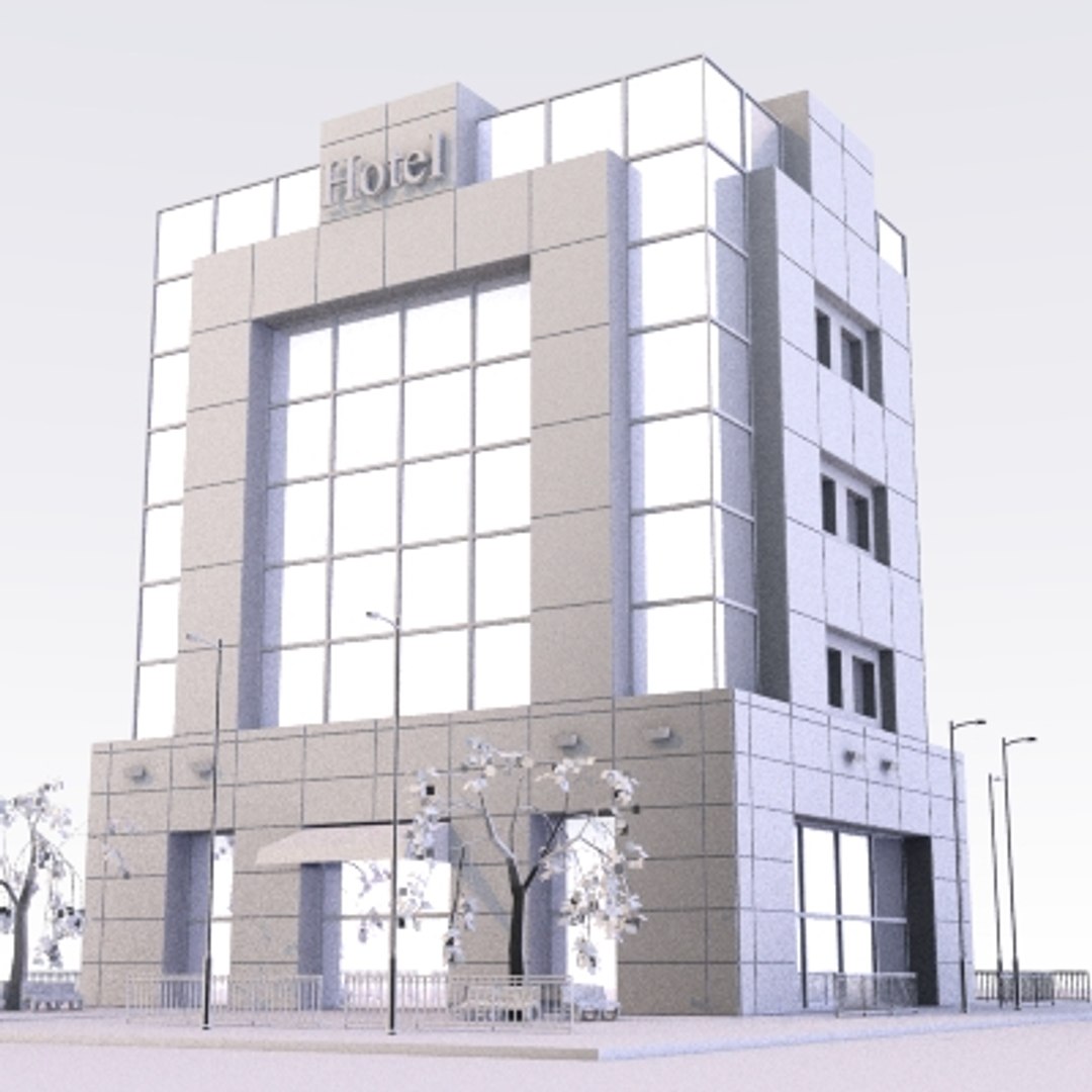 Hotel 3D Model - TurboSquid 367109