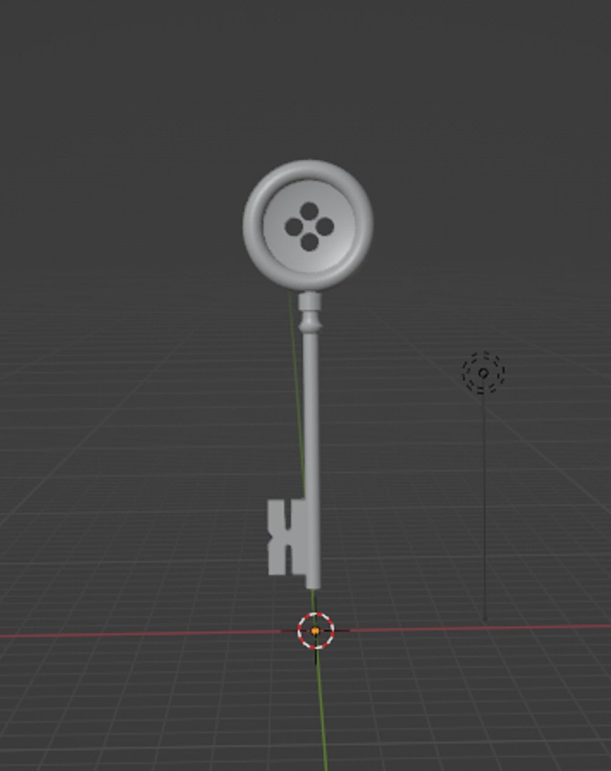3D model Coraline Button Key 3D Printing Model - TurboSquid 2139007
