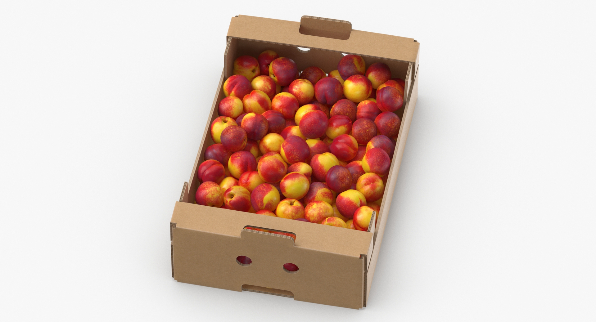 3D Cardboard Display Box Nectarines Model - TurboSquid 1469103