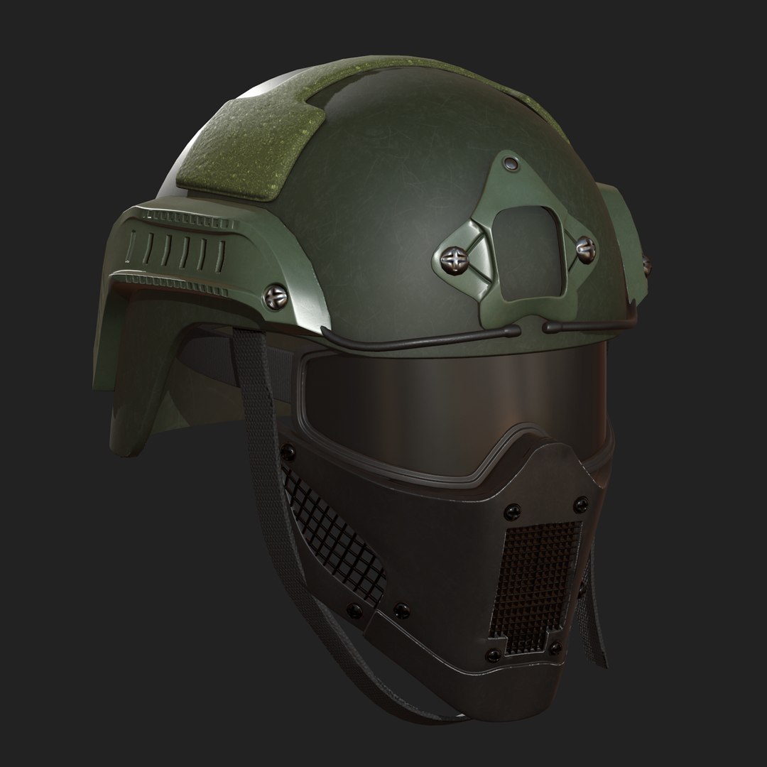 Helmet Mask Model - TurboSquid 1570195