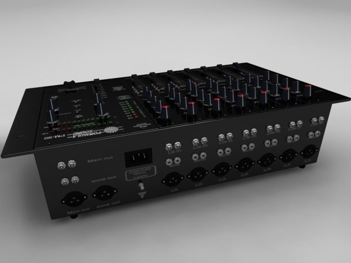 3d Model Of Pm90 Mixer