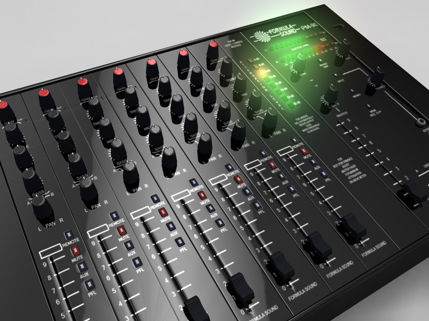 3d Model Of Pm90 Mixer