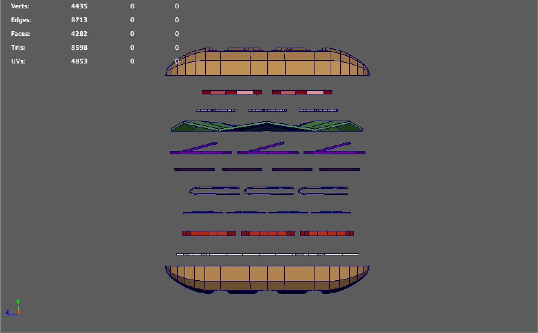 Sandwich Asset Cheese C4d