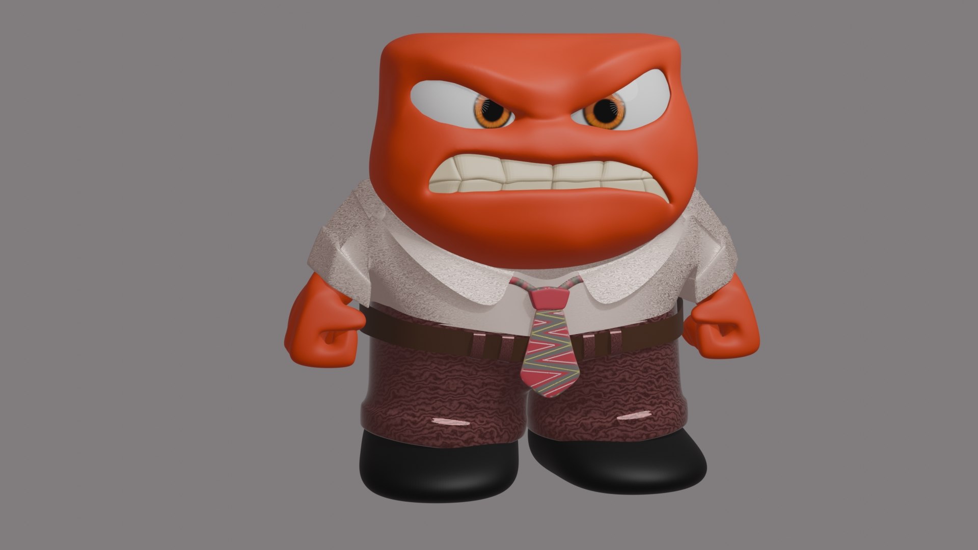 Anger From Inside Out 3D Model - TurboSquid 2398675