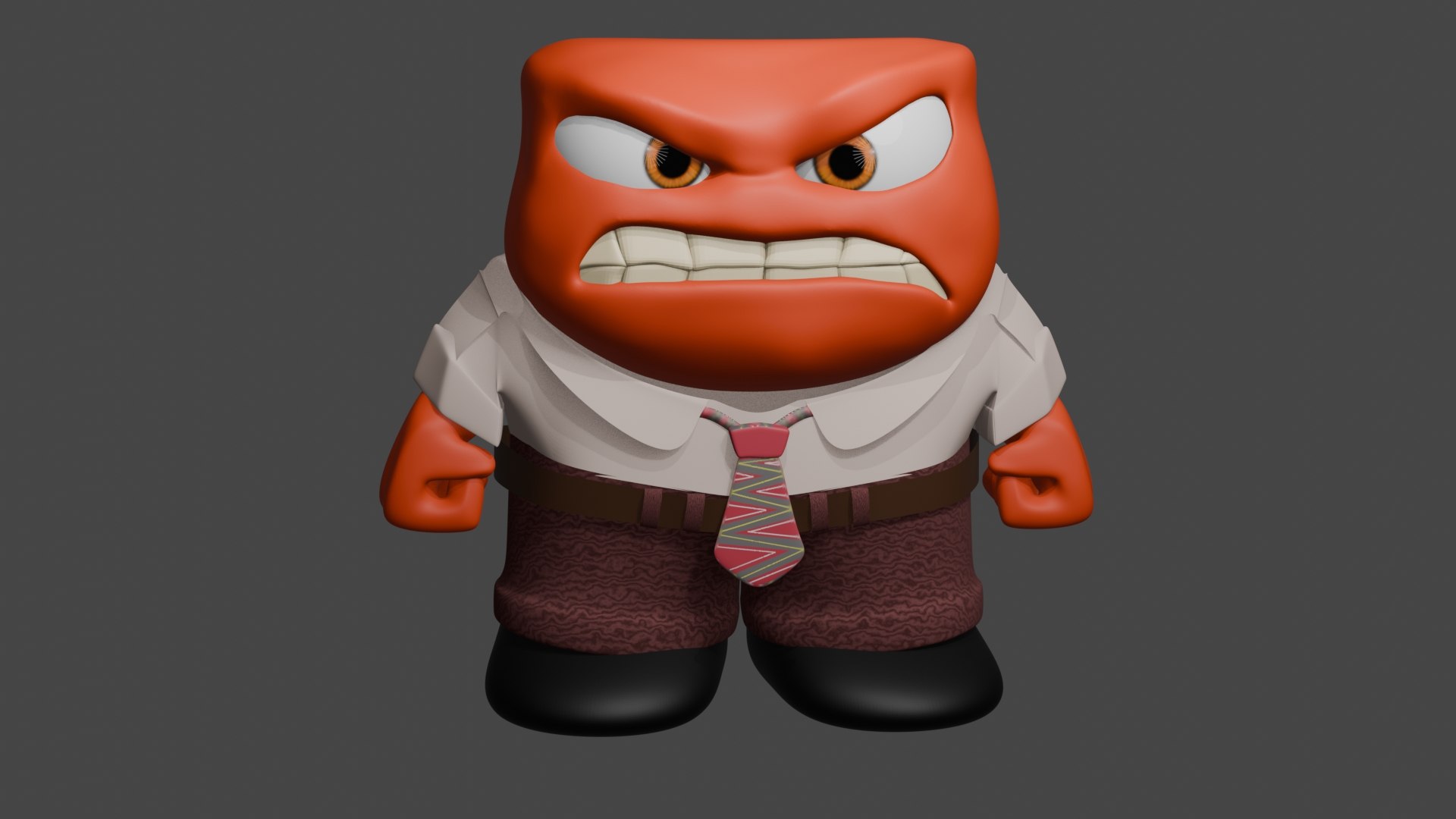 Anger From Inside Out 3D Model - TurboSquid 2398675