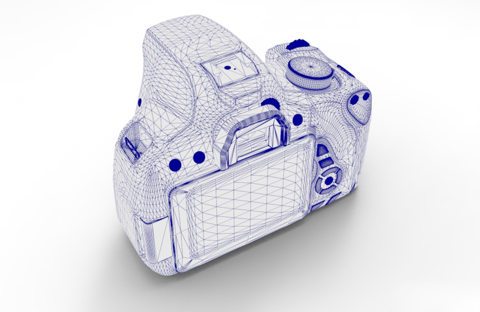 3D Model 700d Canon Eos - TurboSquid 1338268