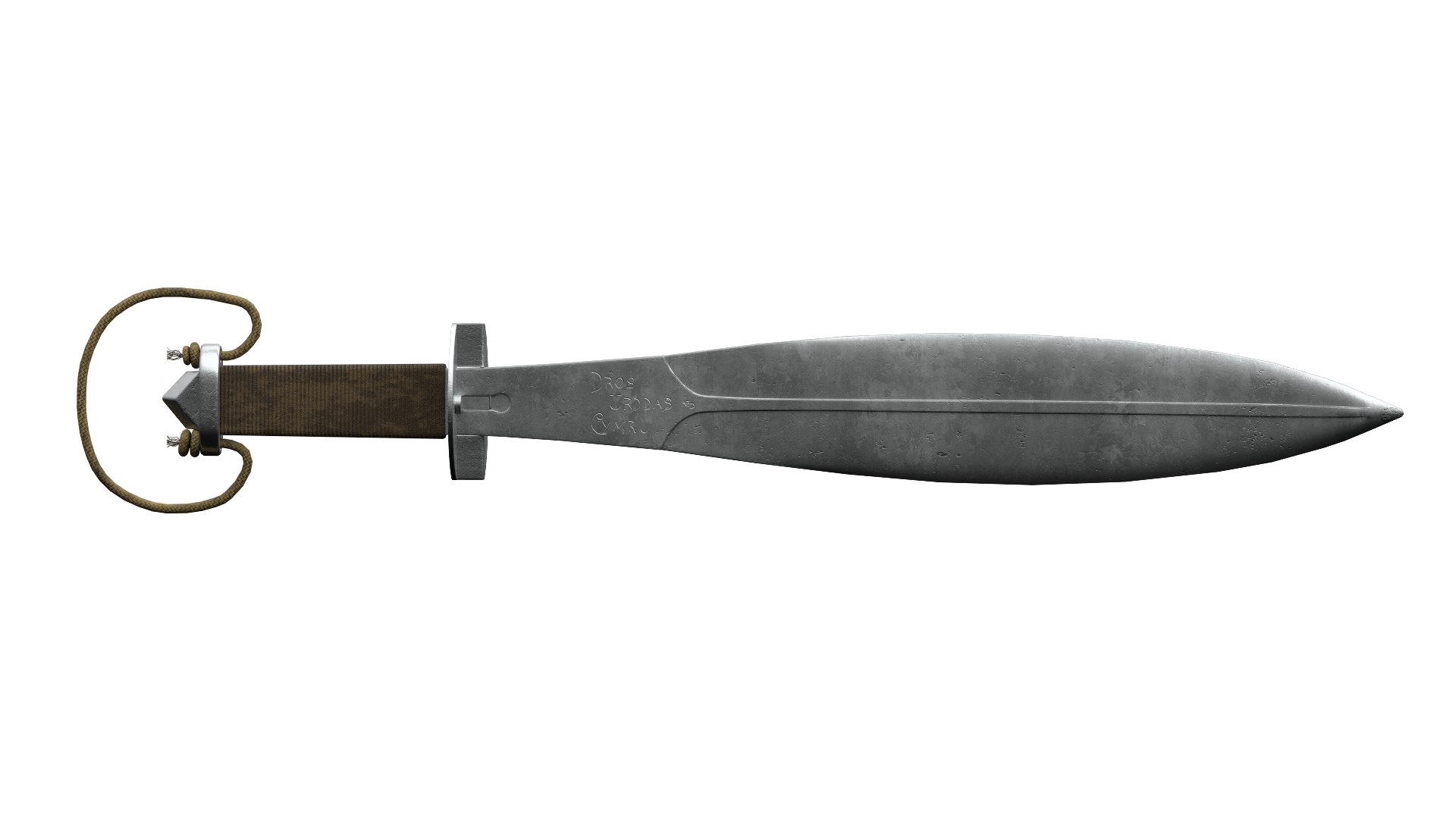 3D Welsh Knife 1916 Model - TurboSquid 2033345