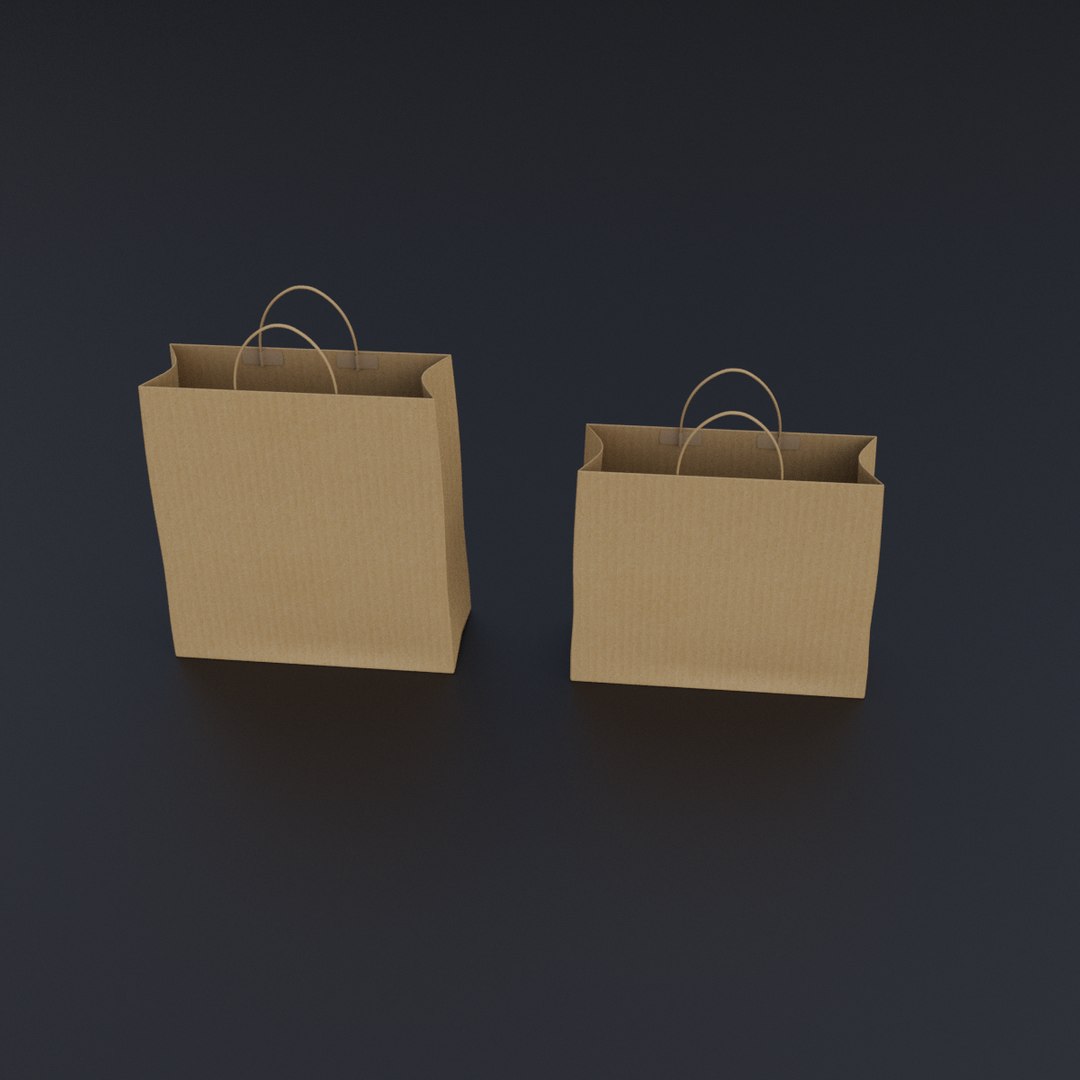 3D Paper Bag Model - TurboSquid 2285229