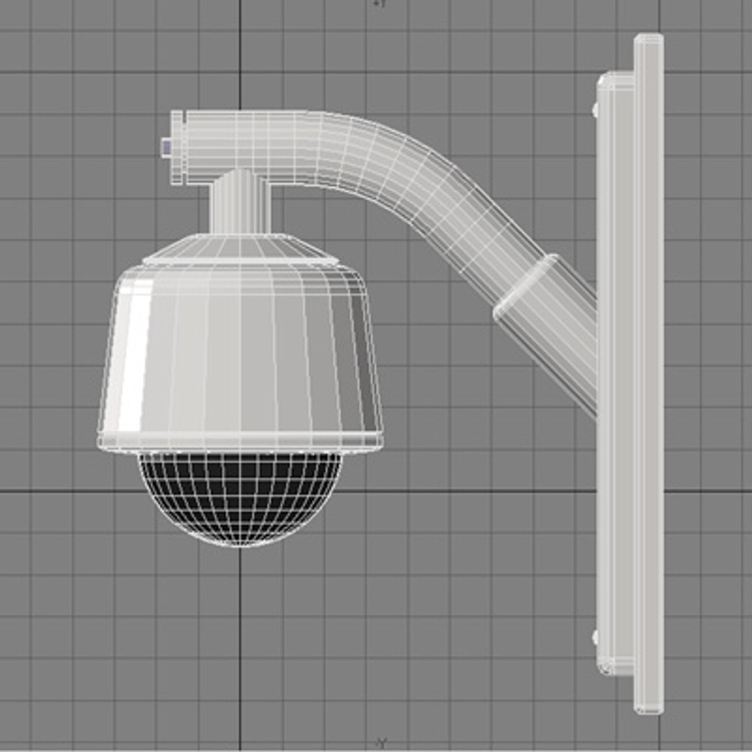 3d Model Security Camera Dome Surveillance