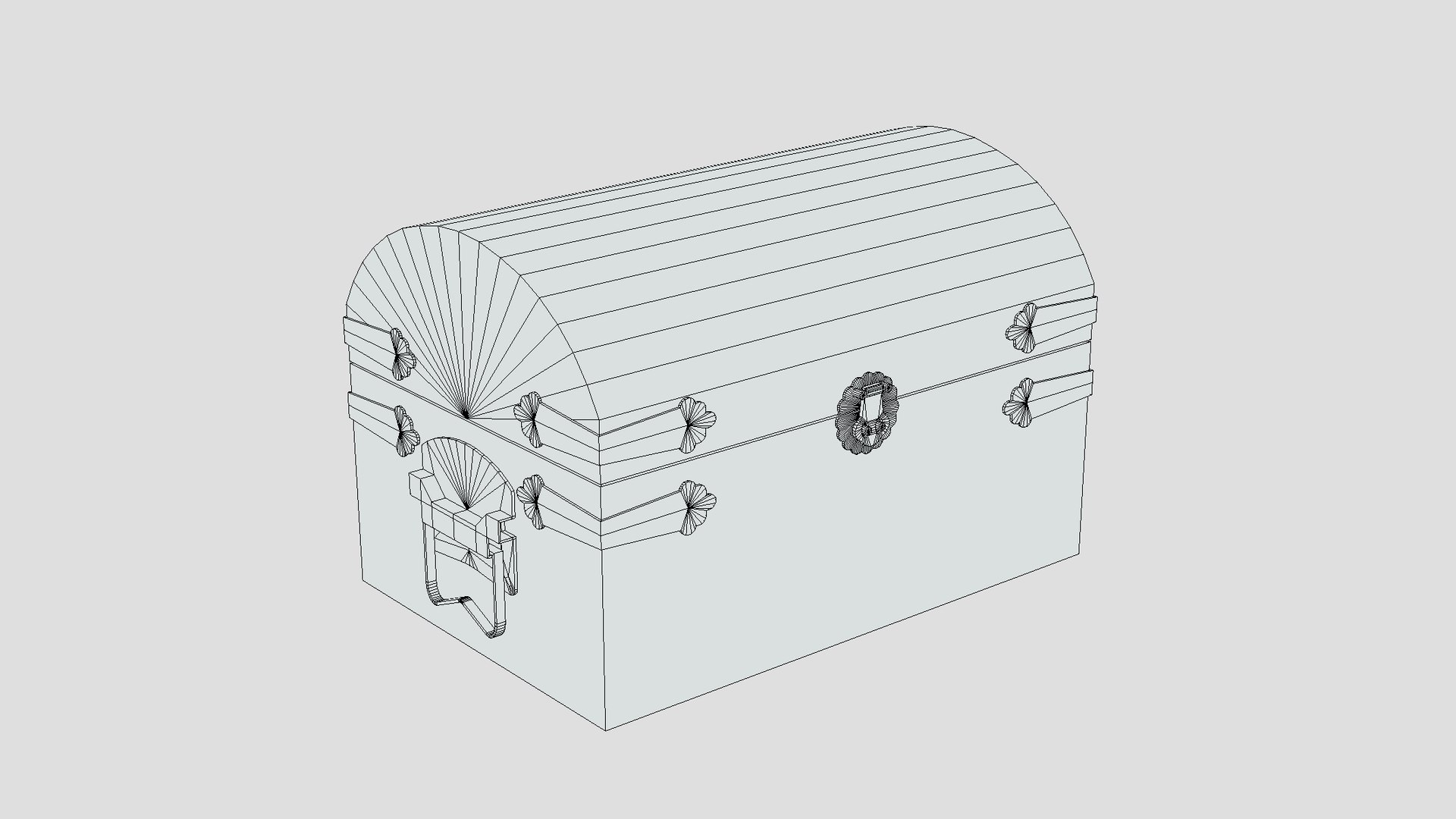 Treasure Chest Box 04 Low Poly PBR Realistic 3D - TurboSquid 1936276