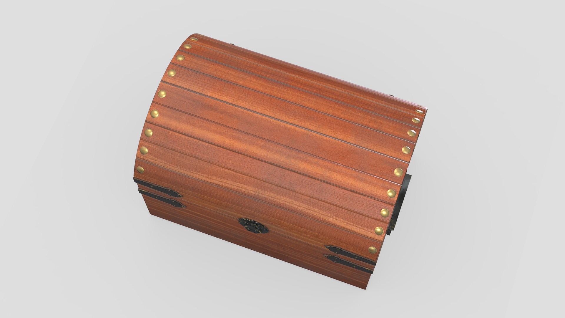 Treasure Chest Box 04 Low Poly PBR Realistic 3D - TurboSquid 1936276