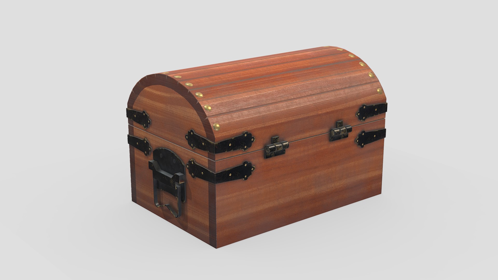Treasure Chest Box 04 Low Poly PBR Realistic 3D - TurboSquid 1936276