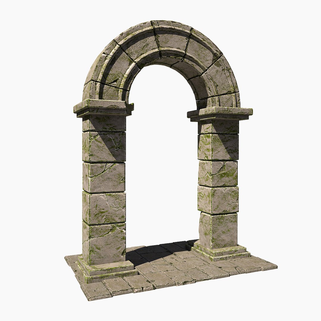 stone arch 3d 3ds