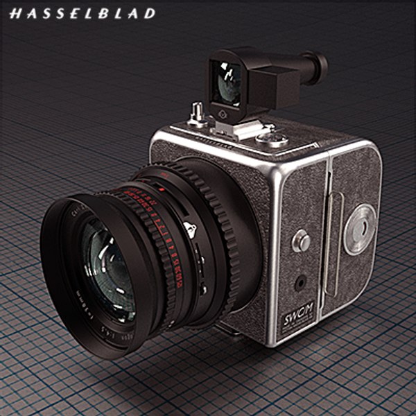 mechanical camera wide hasselblad 3d obj