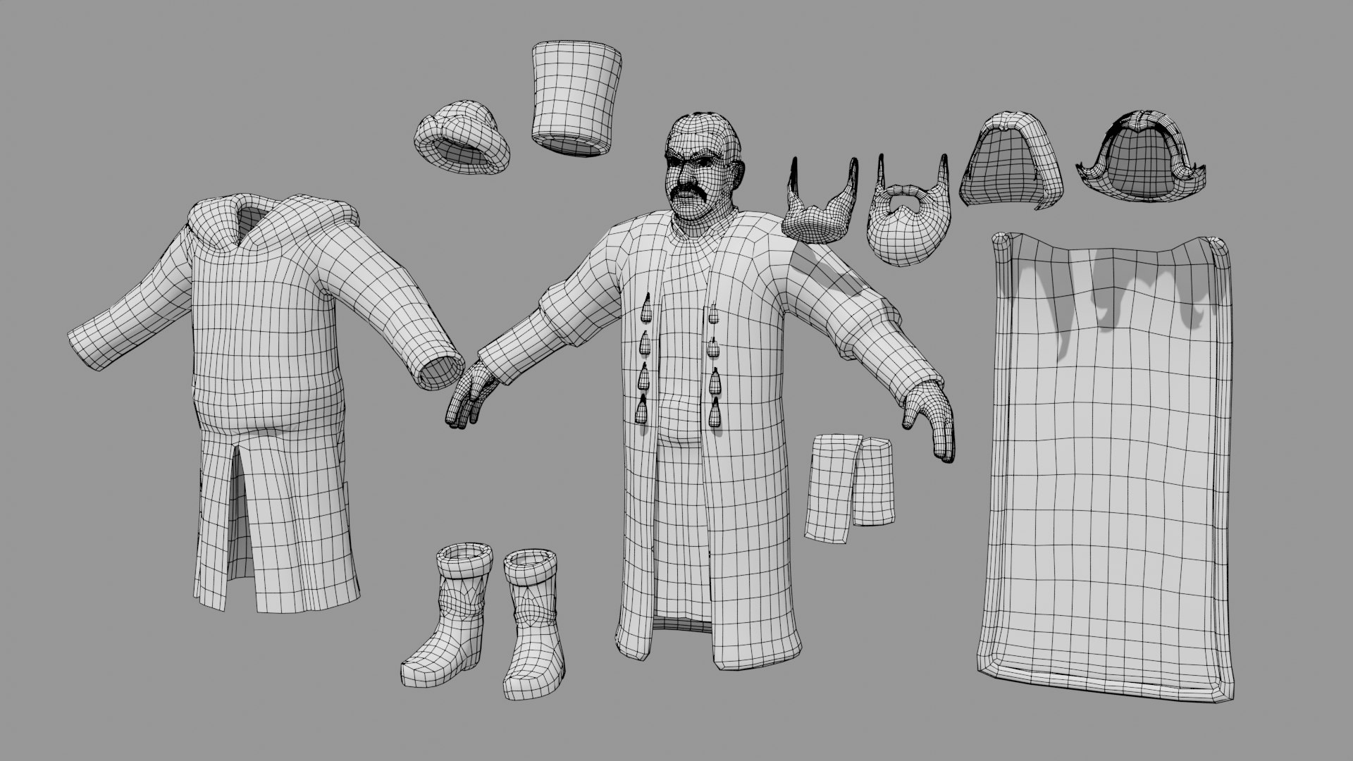 3D Stylized Medieval Rich People Kit Rigged With Shape Keys ...