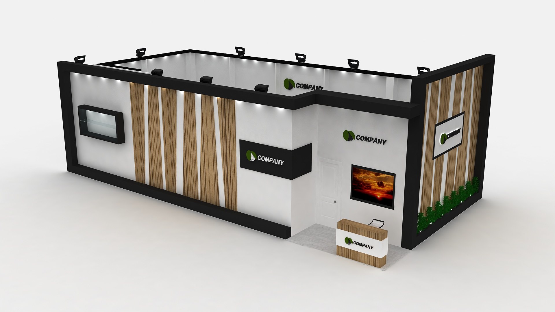 Booth Buy 3D Model - TurboSquid 1621320