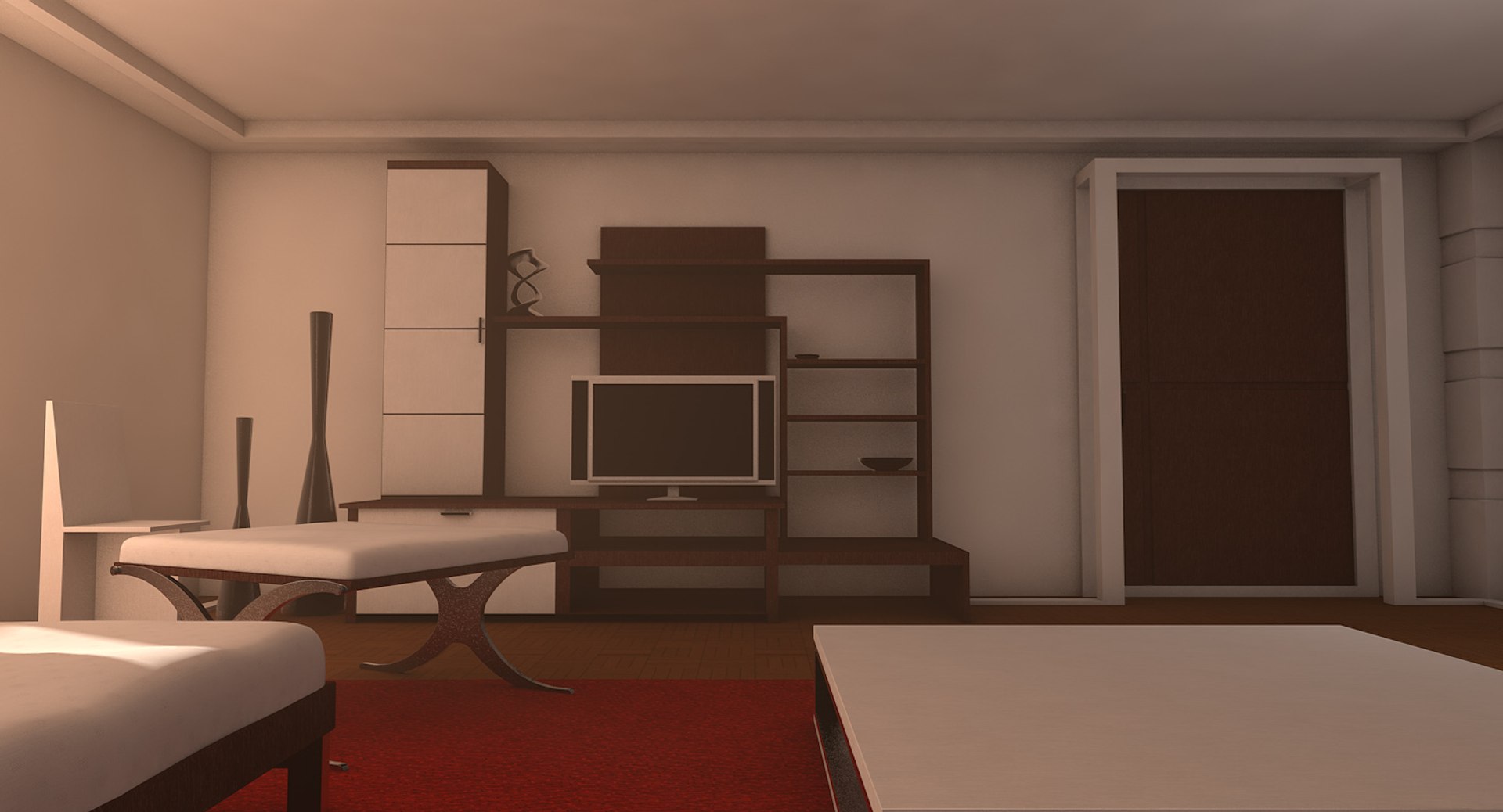 Designs Living Modern Elegant C4d