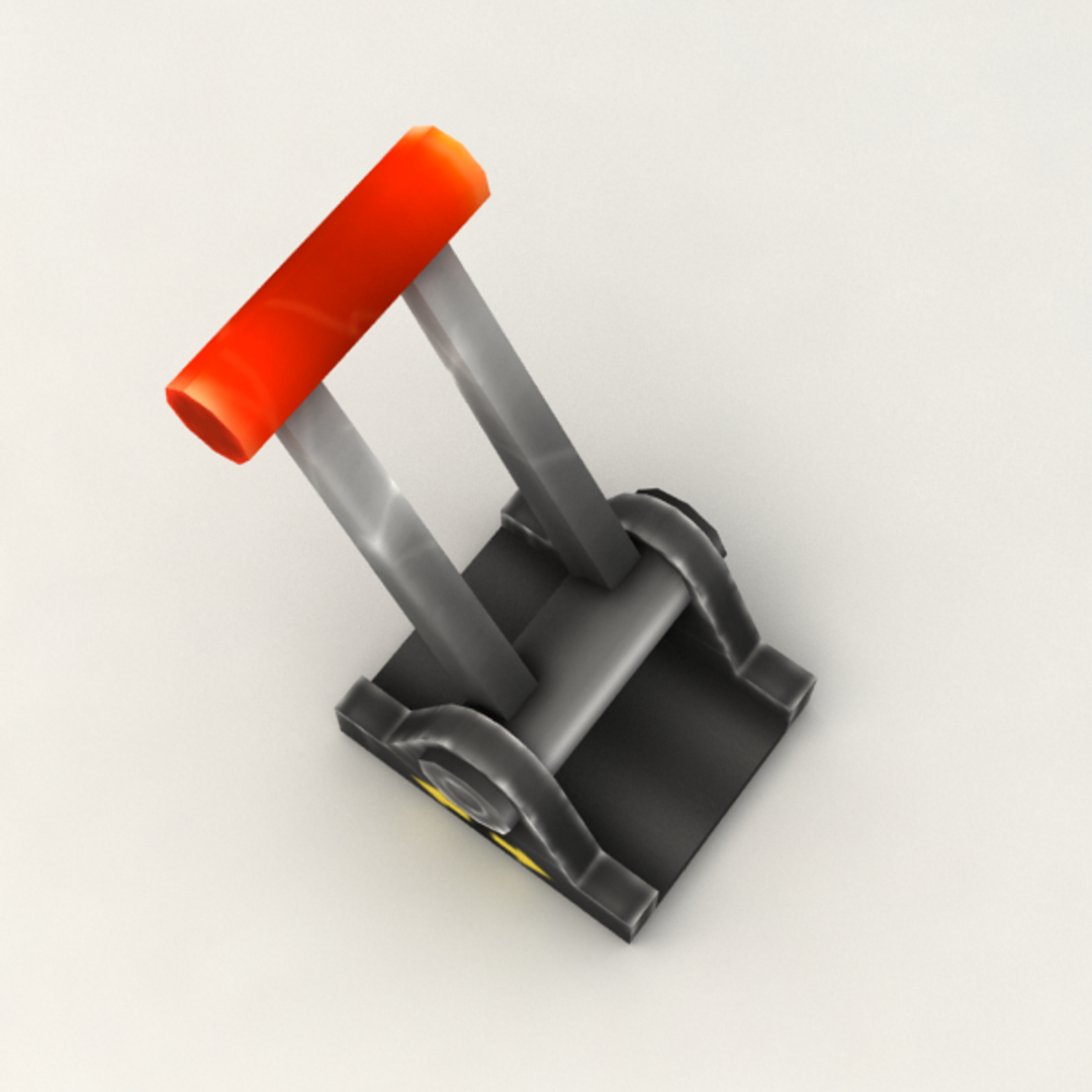 lever animation 3d 3ds