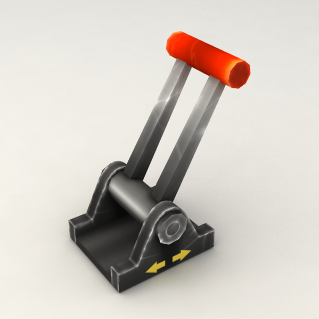 lever animation 3d 3ds