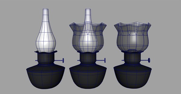 Oil Lamp 3D model - TurboSquid 2042463
