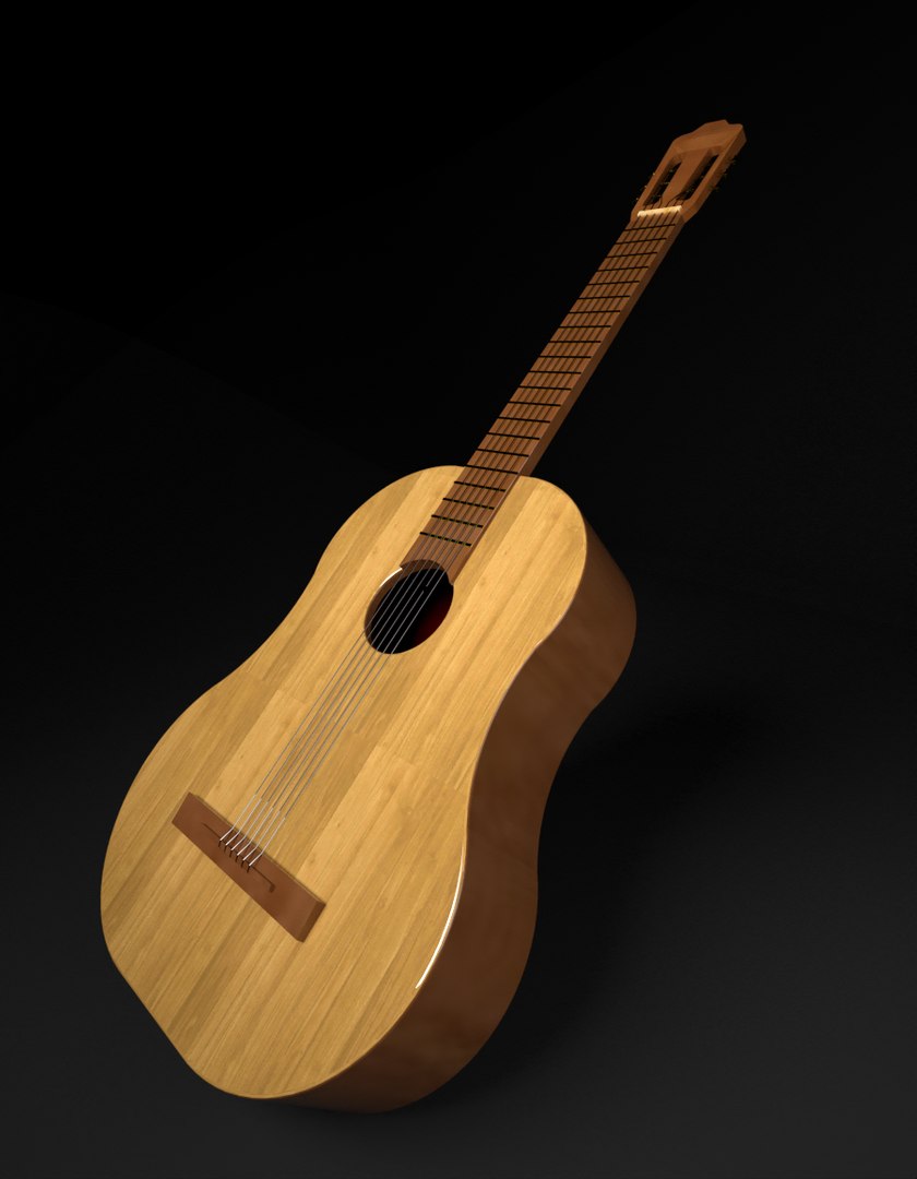 Guitar Model - TurboSquid 1733629