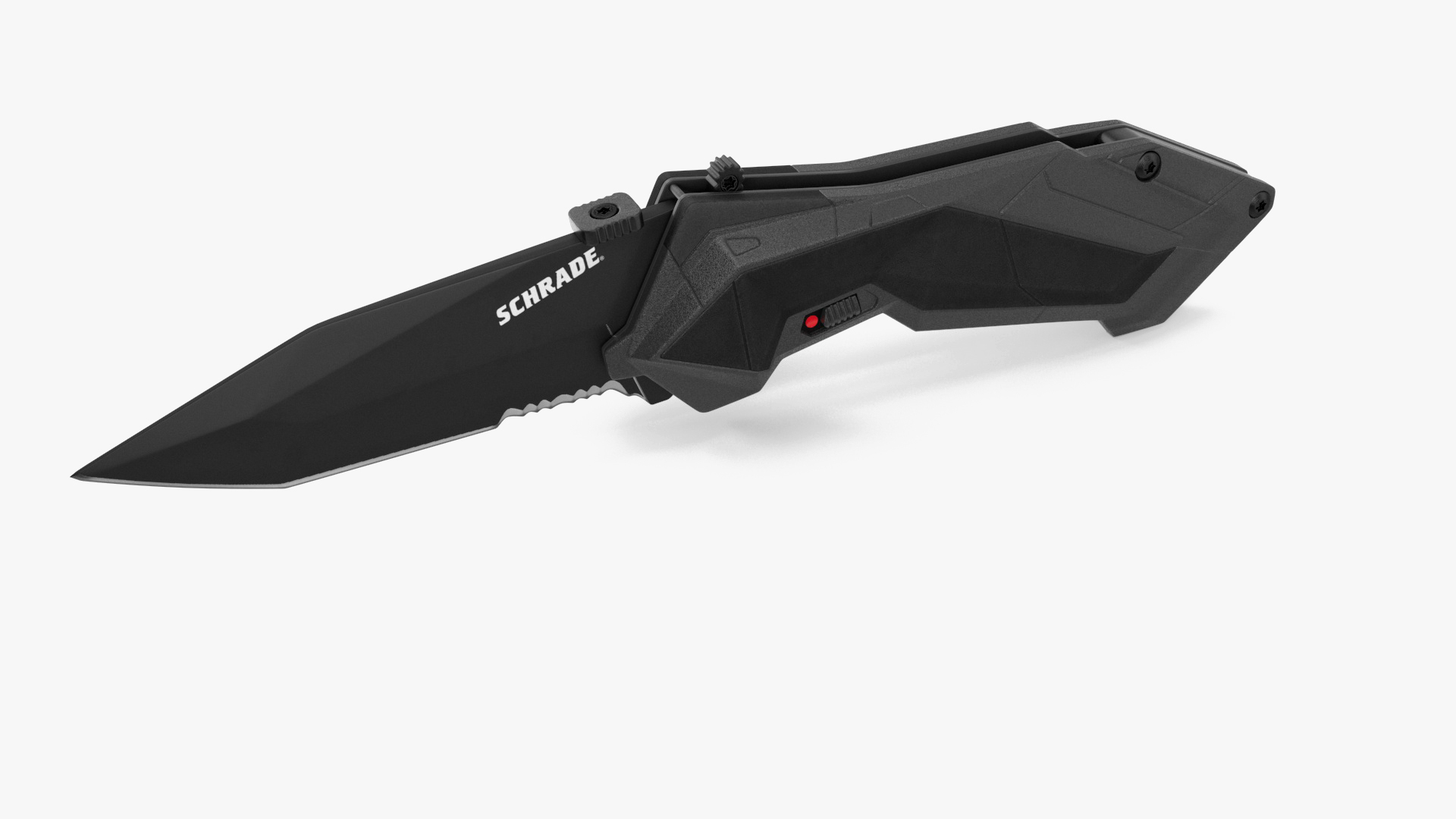 3D Sci-fi Folding Knife Schrade Black - TurboSquid 2177902