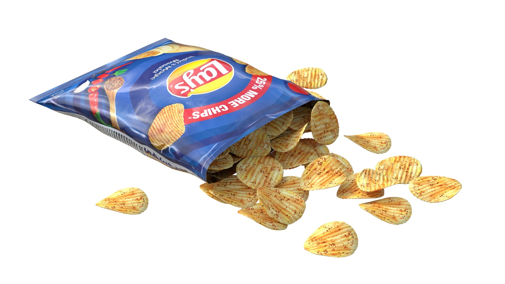 Lays India Magic Masala 3D Model - TurboSquid 2370536