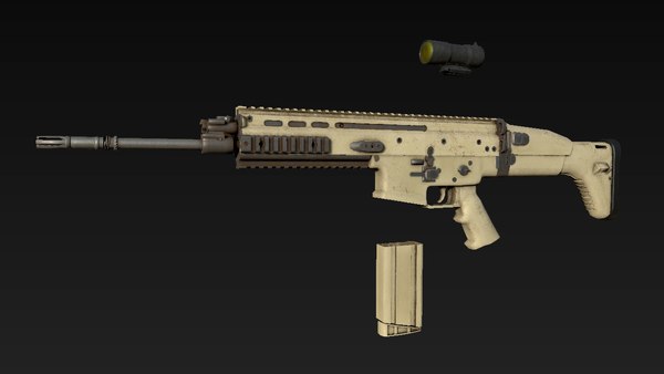 3d model rifle