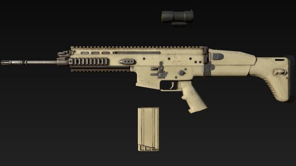 3d model rifle