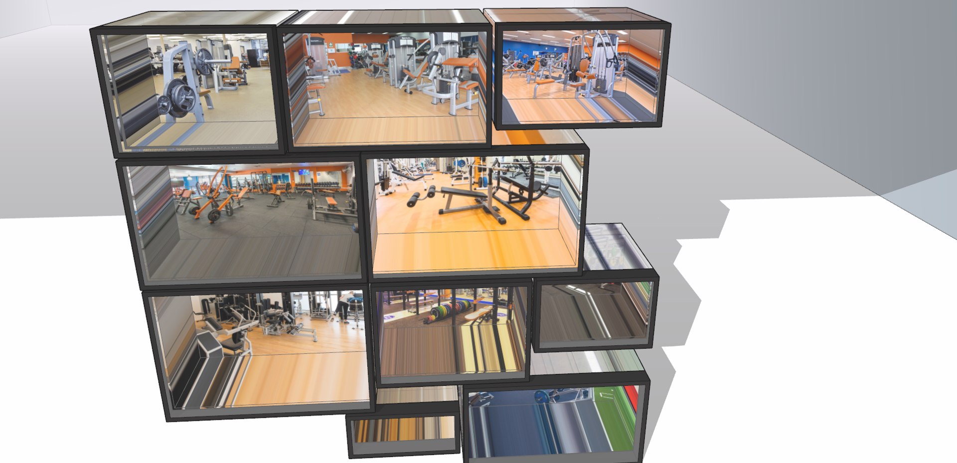 Gym Interiors Model - TurboSquid 1612140