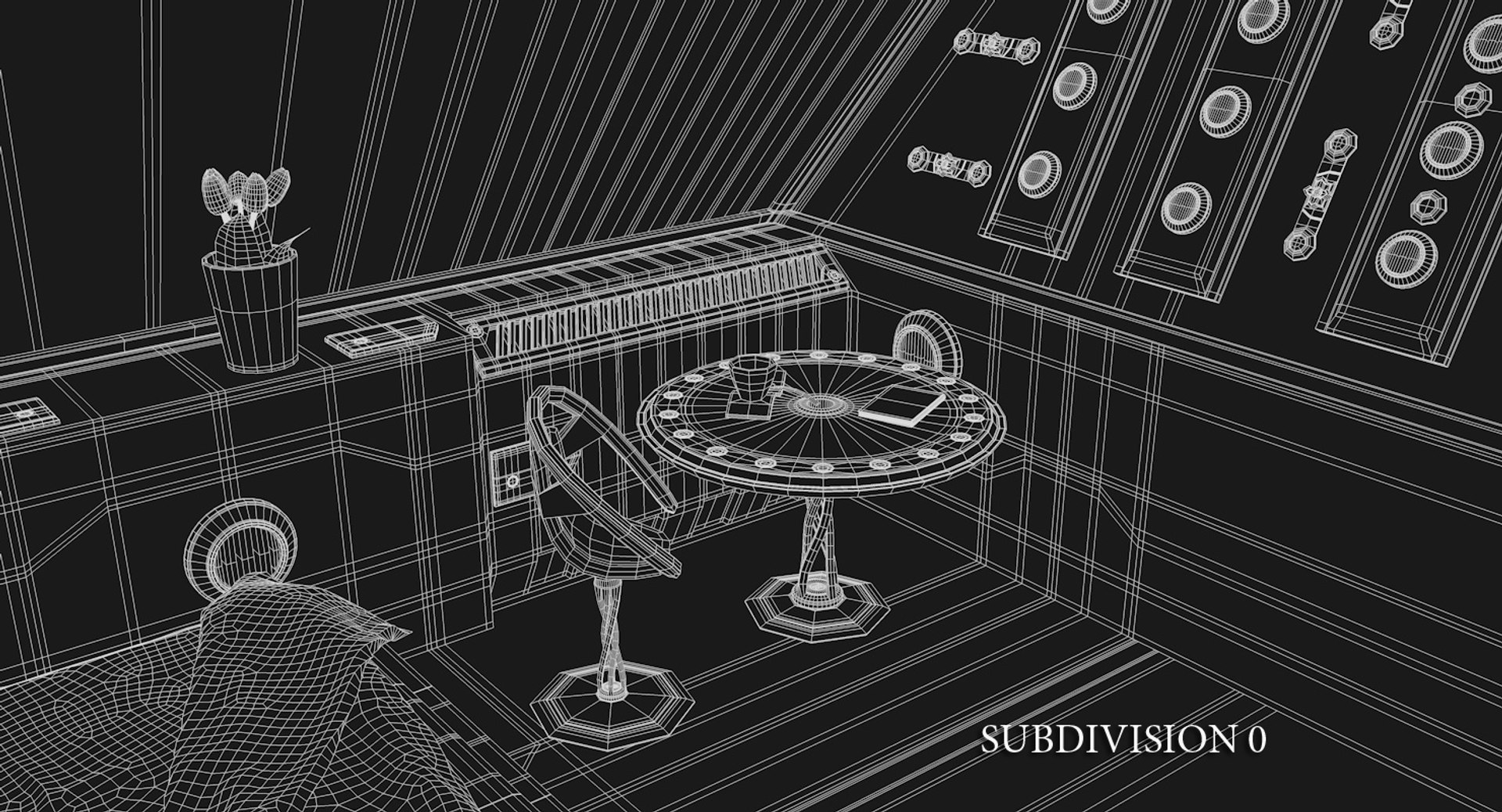 Interior Room Sci 3d C4d