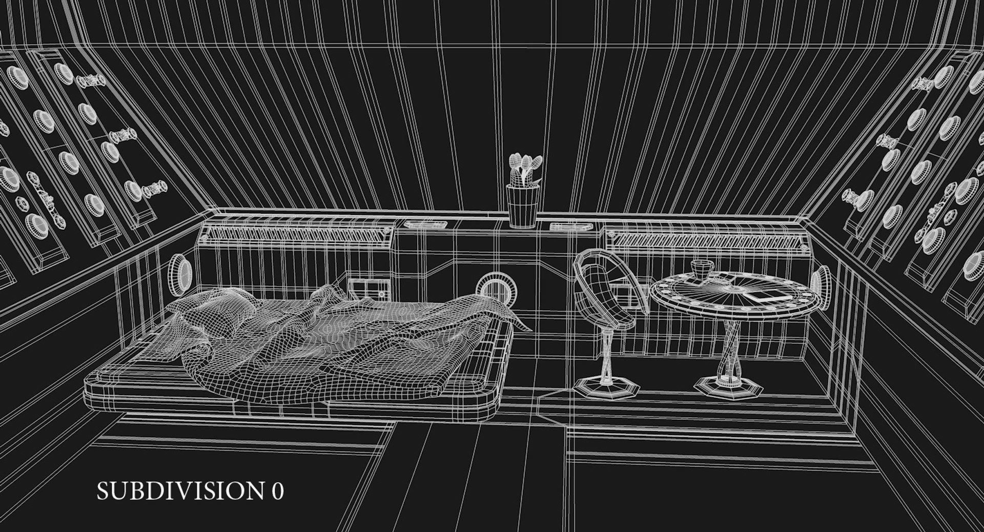 Interior Room Sci 3d C4d