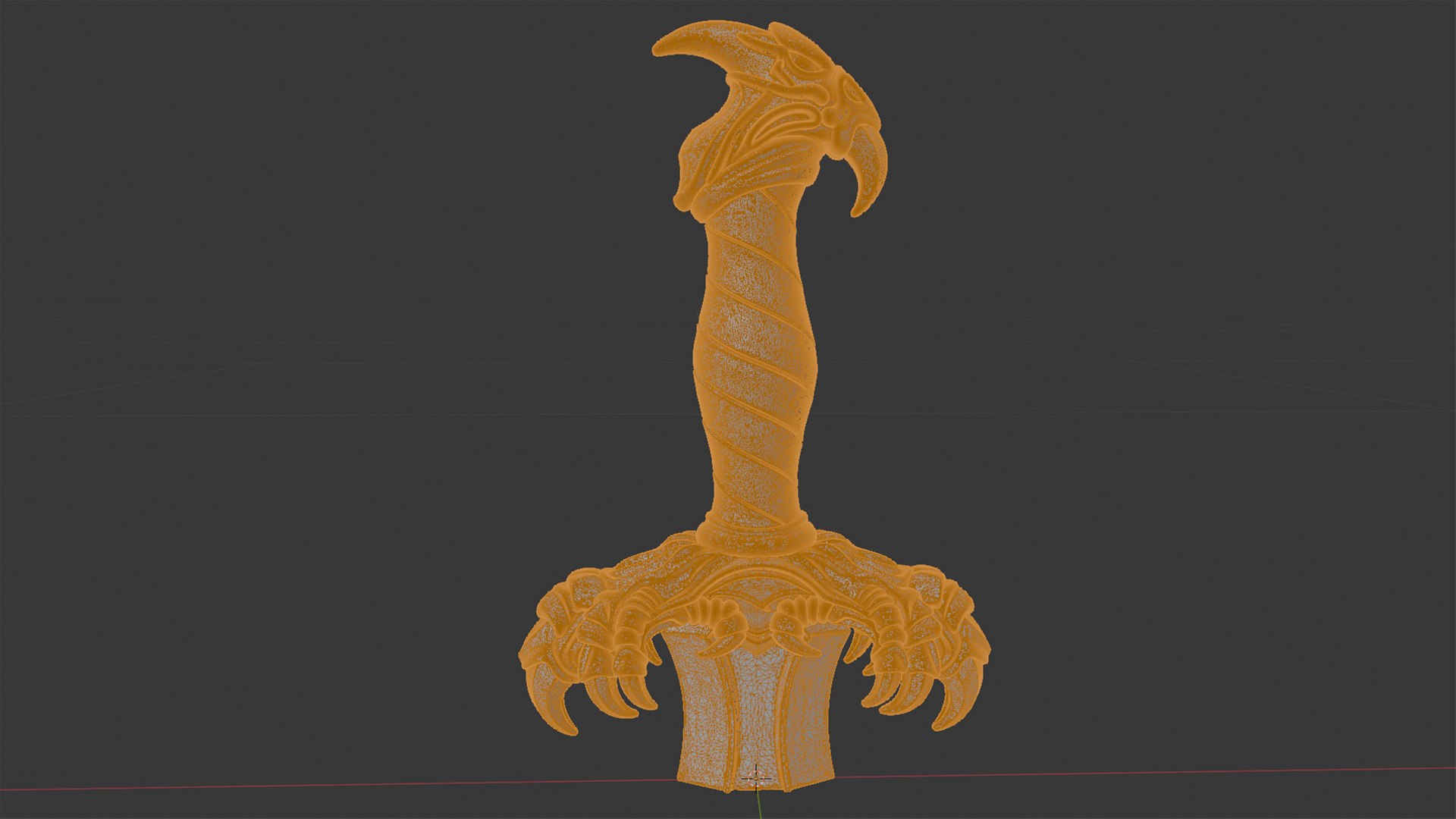 Dragon Claw Dagger Handle 3D Print Model Model - TurboSquid 2485699