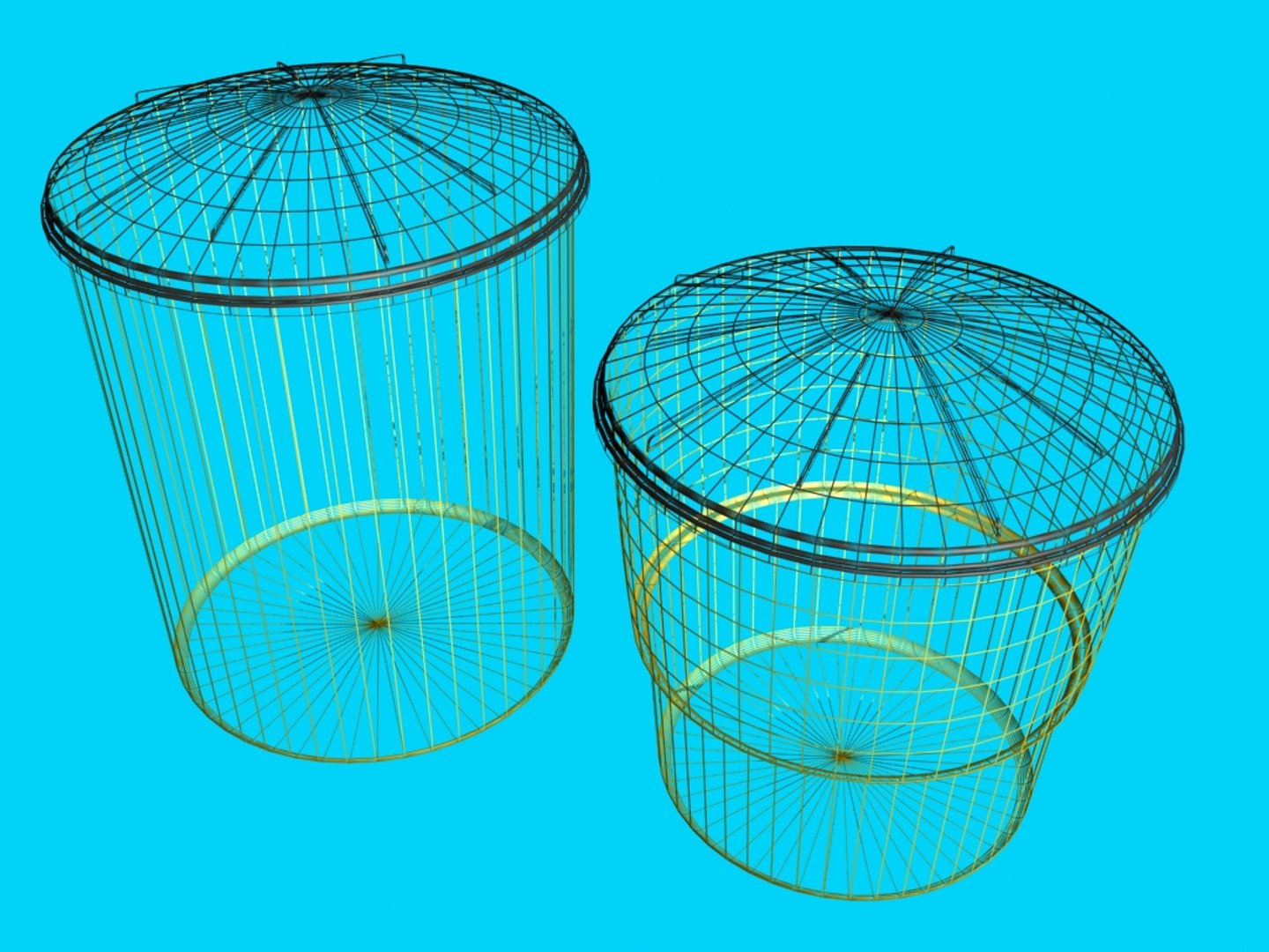 Crash Barrels 3d Model