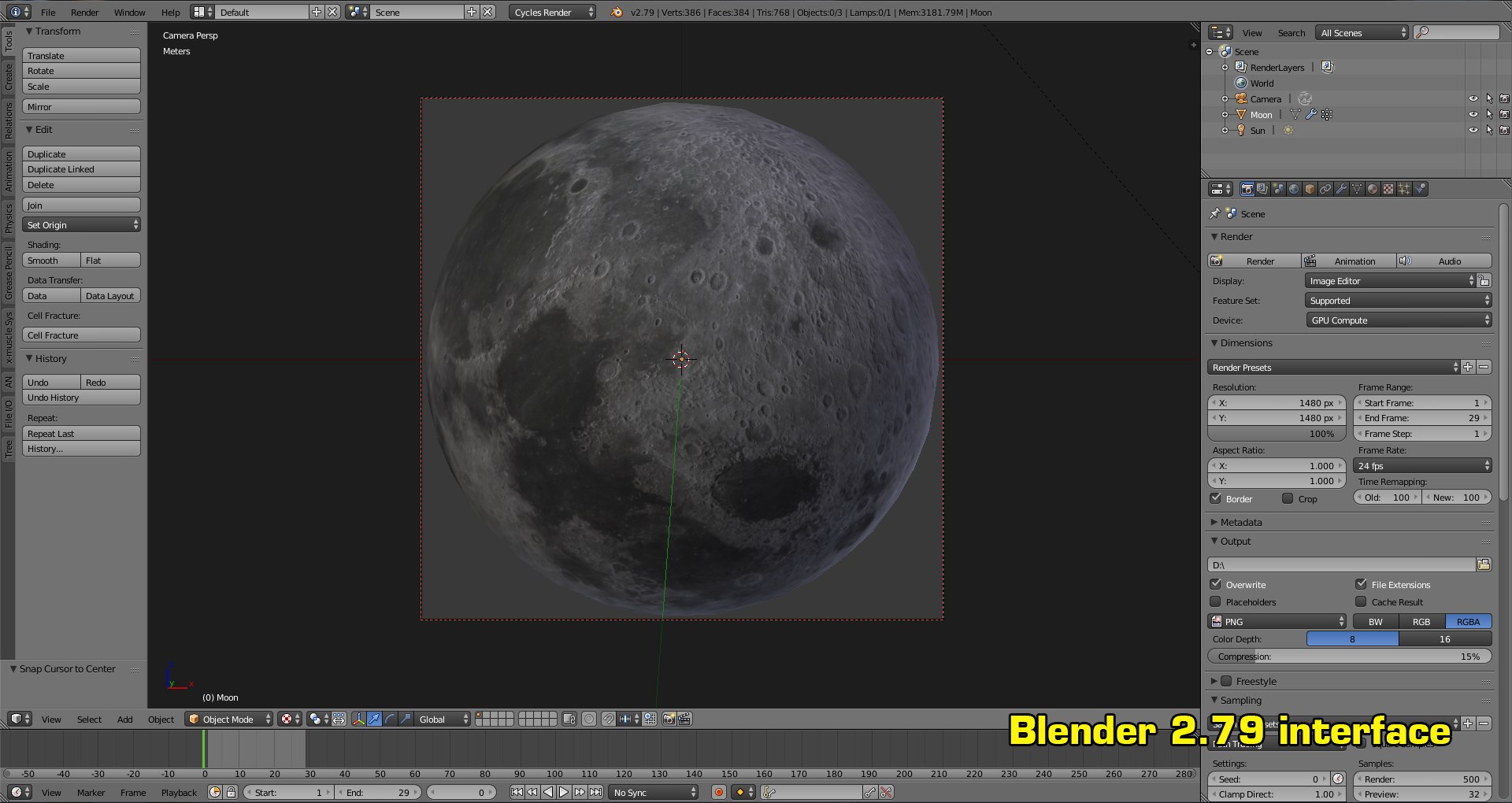 Photorealistic Moon 3D Model - TurboSquid 1232688