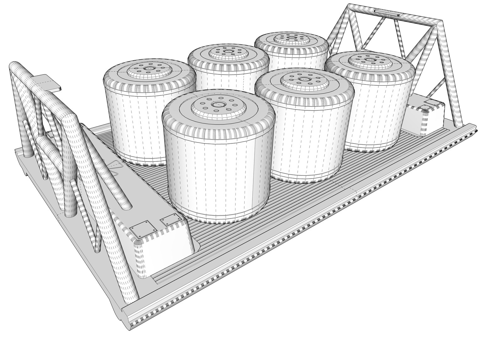 3d Model Nuclear Waste Pod