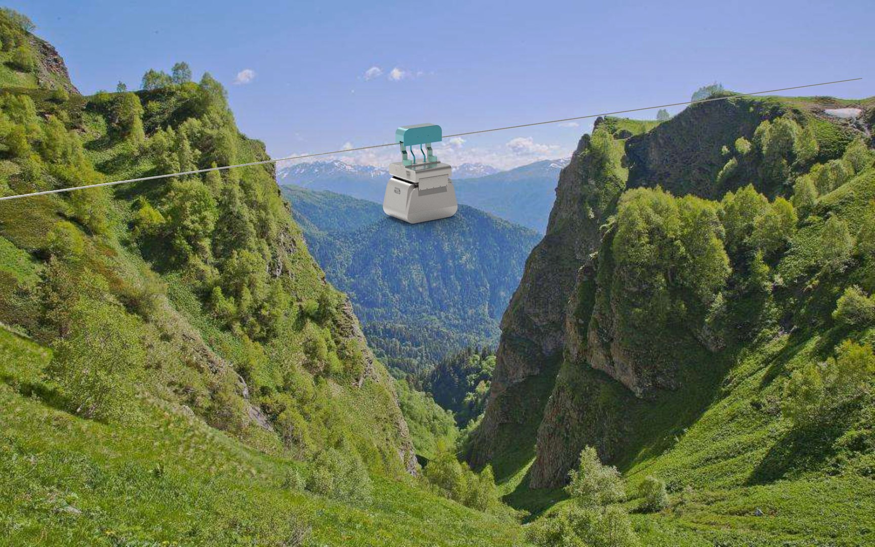 Ropeway Car 3D - TurboSquid 1996744