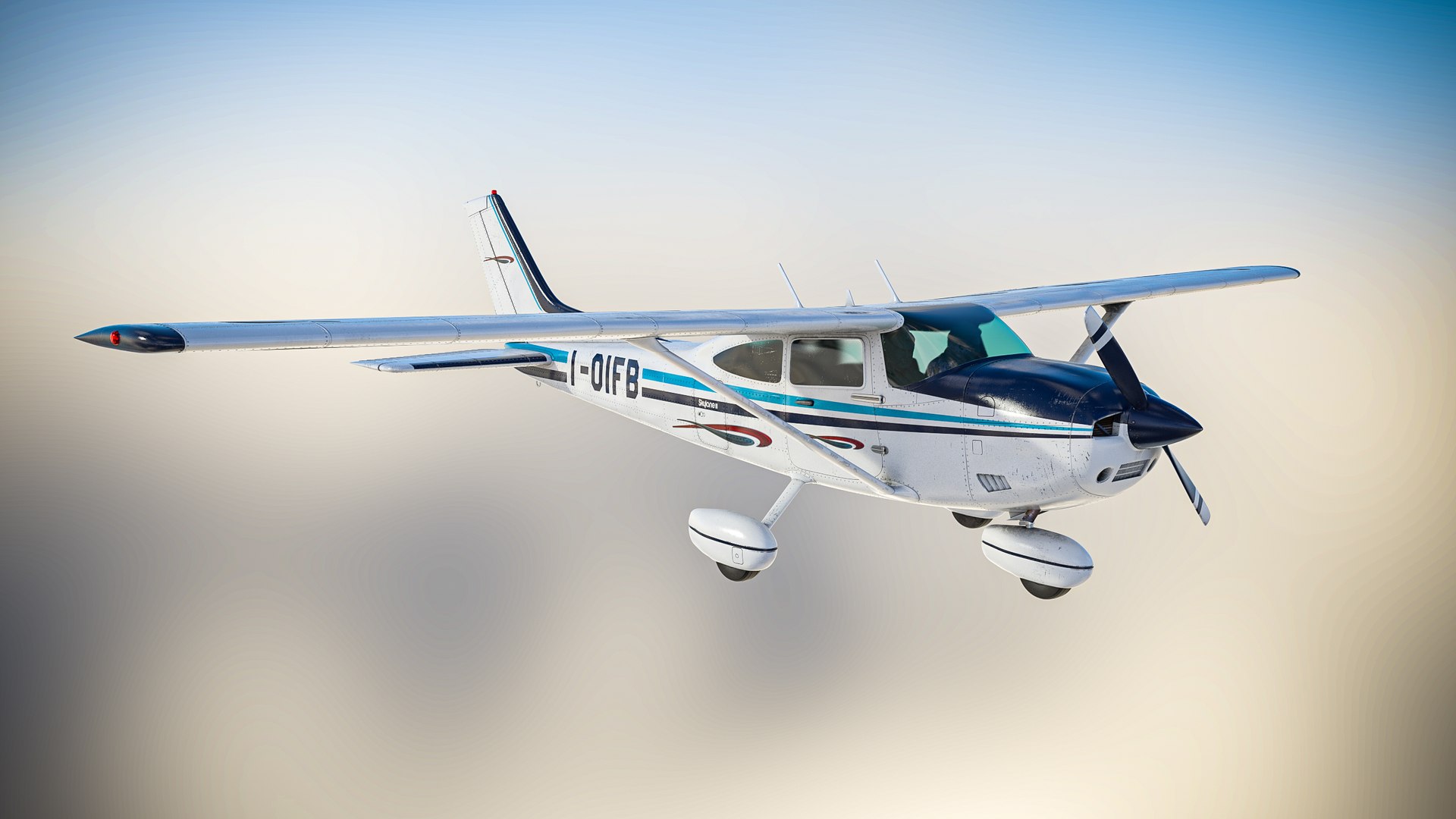 cessna 182 side view