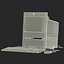 3d Apple Macintosh Color Classic Model