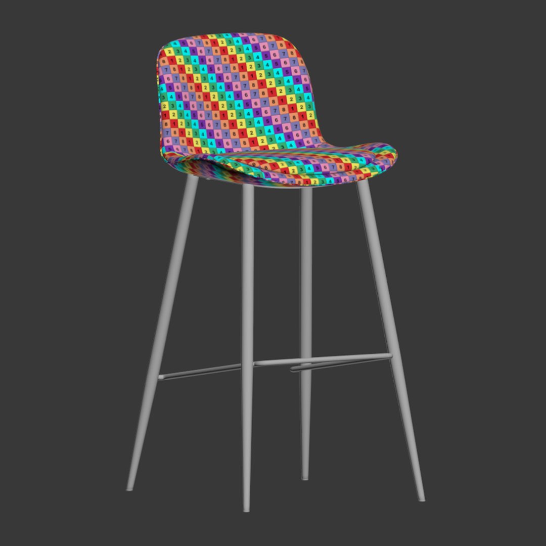 Mirabelle Bar Stool Model - TurboSquid 1661131