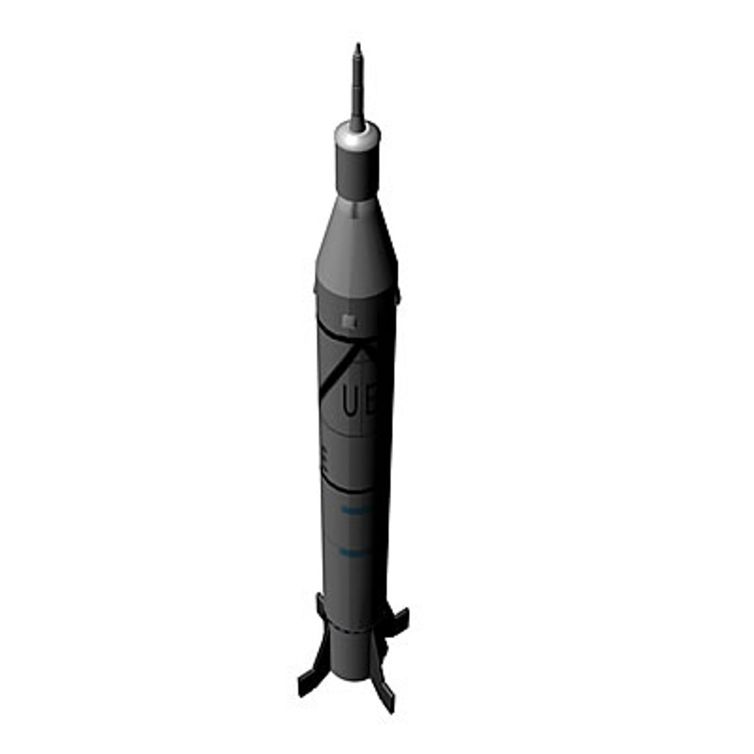 3d Jupiter C Rocket Model