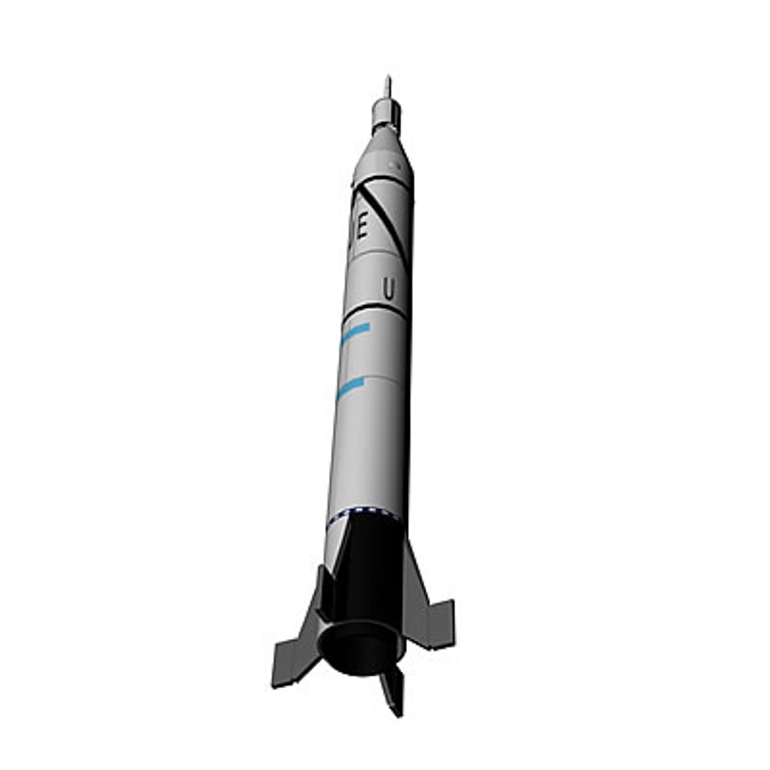 3d Jupiter C Rocket Model
