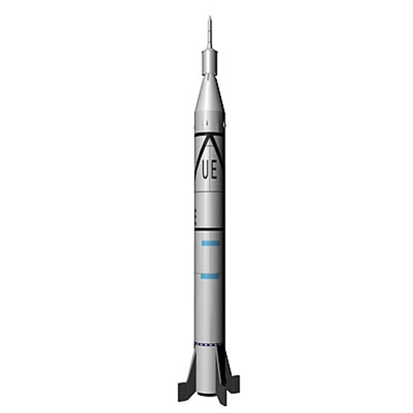 3d jupiter c rocket model
